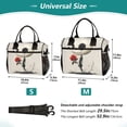 ALAZA Retro Skull Print Cooler Lunch Bag Insulated Reusable Lunch Tote ...
