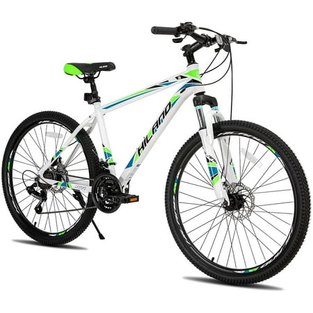 Hiland Mountain Bike, 3/6/Multi-Spokes,Shimano 21 Speeds Drivetrain,Aluminum Frame 26 Inch ...