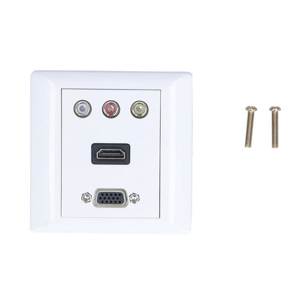 Install The Socket Panel,Audio Video Wall Socket Integrated Multimedia ...
