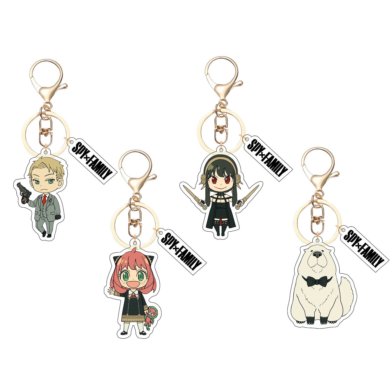 Buy DraggmePartty SPY × FAMILY Keychain Anya Yor Forger Figure Cosplay ...