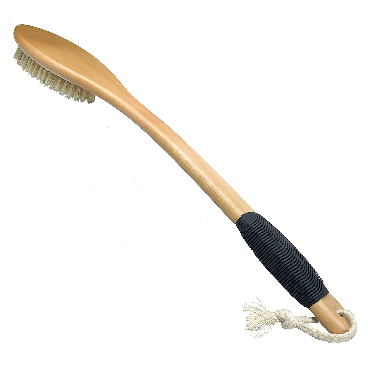 Click here for Bgnaty Bath Brush Wooden Curved Long Handle Non-Sl... prices