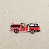 Fire Engine/Truck - Iron on Applique/Embroidered Patch - Walmart.com