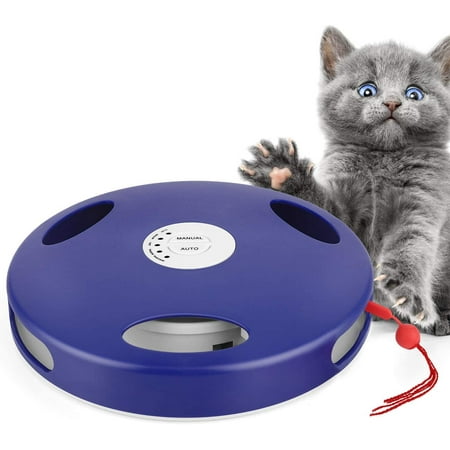 Electric Cat Toy Tail Spin Rat,5 Action Modes Auto Manual Rat Sound ...