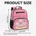 Aplkyhs Donut Axolotl Backpack for Girls Boys Age 6-18 Adorable School ...