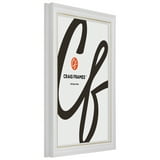 Craig Frames 314WG, Ornate White and Gold Picture Frame, 22 x 30 Inch ...