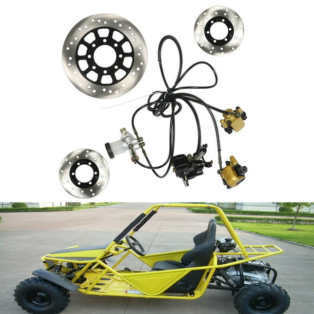 munirater Kart Brake Assembly Hydraulic Brake Kit Replacement for 150cc ...