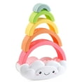 Spark Create Imagine 6-Piece Stacking Rainbow Cloud Toy, for Age Group ...
