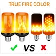 Gkcity Upgraded LED Flame Light Bulb, 4 Modes Flickering Realistic ...