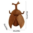 Simulation Beetle Plush Toy Beetle Stuffed Animal Backpack with Zip ...