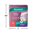 Assurance Women's Incontinence & Postpartum Underwear, XL , Maximum Absorbency (19 Count ...