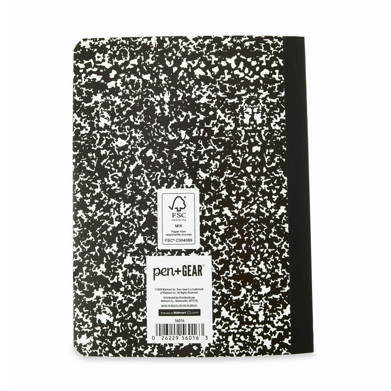 Pen And Composition Notebook