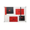 Black Red Sun Shade Sail 12'X16' Color Block Stitching UV Block Outdoor ...