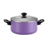 Farberware Dishwasher Safe Nonstick 15 Piece Cookware Set in Purple ...