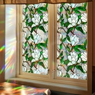 39.4x16.9 Inch Rainbow Window Privacy Film Sun Blocking UV Proof Static ...