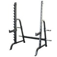 Body Solid GPR370 Multi Press Rack, Heavy-Duty, 14-Position, 4 Olympic ...