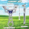 Runzkzy Alloy Hunting Slingshot Professional Shooting High-speed Adult ...