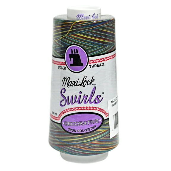 Maxi Lock Swirls Tie Dye Punch Serger Thread 53-M56 - Walmart.com