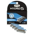 Schick Hydro 5 Sense Hydrate Razor Refills for Men, 4 Pack with ...