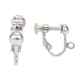 Brass Screw Clip Earring Converter Spiral Ear Clip for Ears with Loop ...