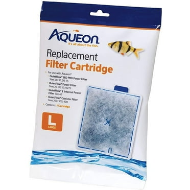 Aqueon Medium Size Aquarium Replacement Filter Cartridges - 6 pack for ...