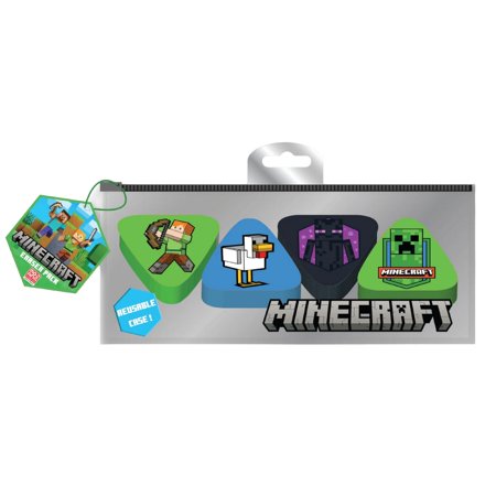 Minecraft Icon Erasers Set (Pack of 4) - Walmart.ca