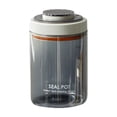 tumgatte Push-Top Coffee Bean Storage Jar High-Borosilicate Glass ...