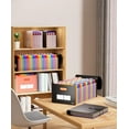 26-Pocket Accordion File Organizer, Upgraded Expanding File Folder with ...