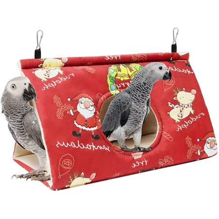 Winter Warm Bird Nest House - Hanging Hammock Velvet Shed Hut Cage ...