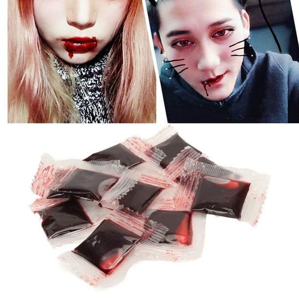 Maquillaje Sangre Falsa, Colorante Alimentario De Sangre Falsa De ...