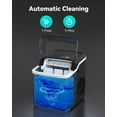 CROWNFUL Countertop Ice Makers, Keeps 26lbs/24H Ice, Portable, Self ...