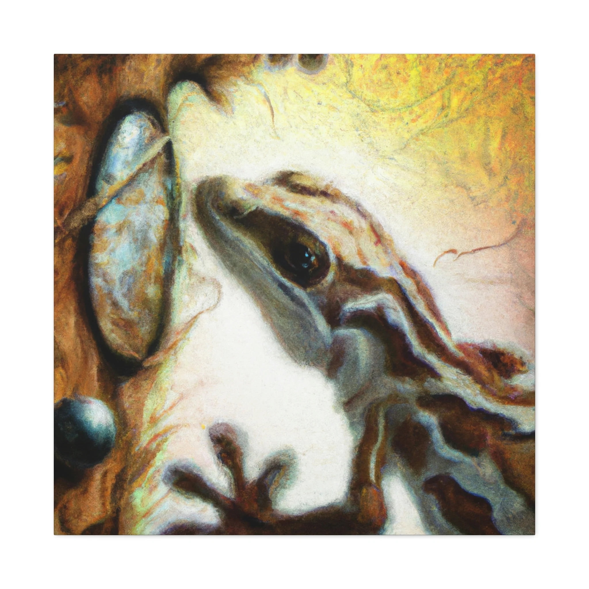 Lizard Lost in Time - Canvas - Walmart.com