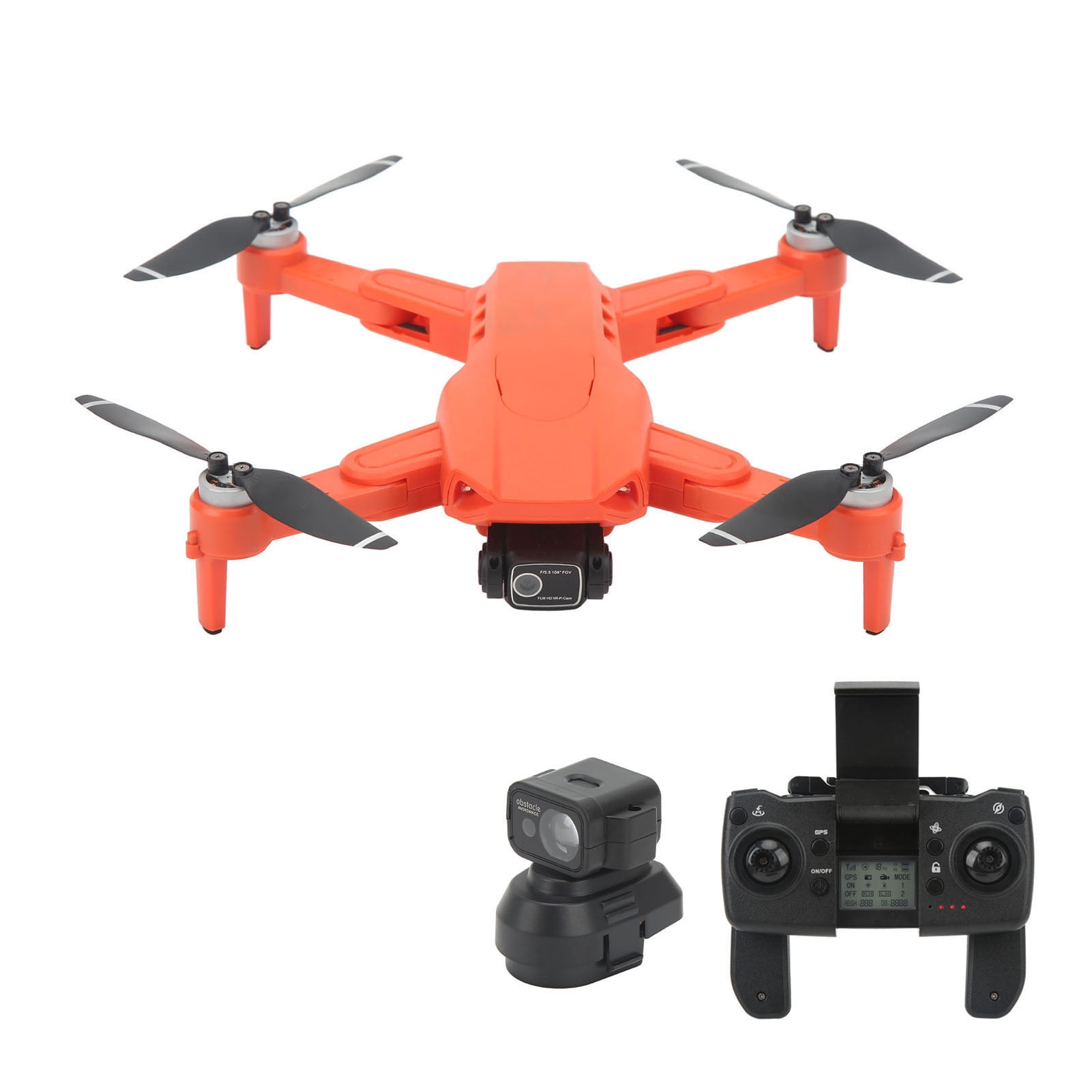 Drone plegable Jadeshay Drone plegable Naranja 360 GPS Quadcopter ...