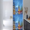 Big Ben Window Privacy Film, Urban Street Red Bus Impressionist Frosted ...