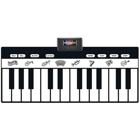 24 Keys Multifunction Musical Piano Mat Keyboard Rug Musical Instr ...