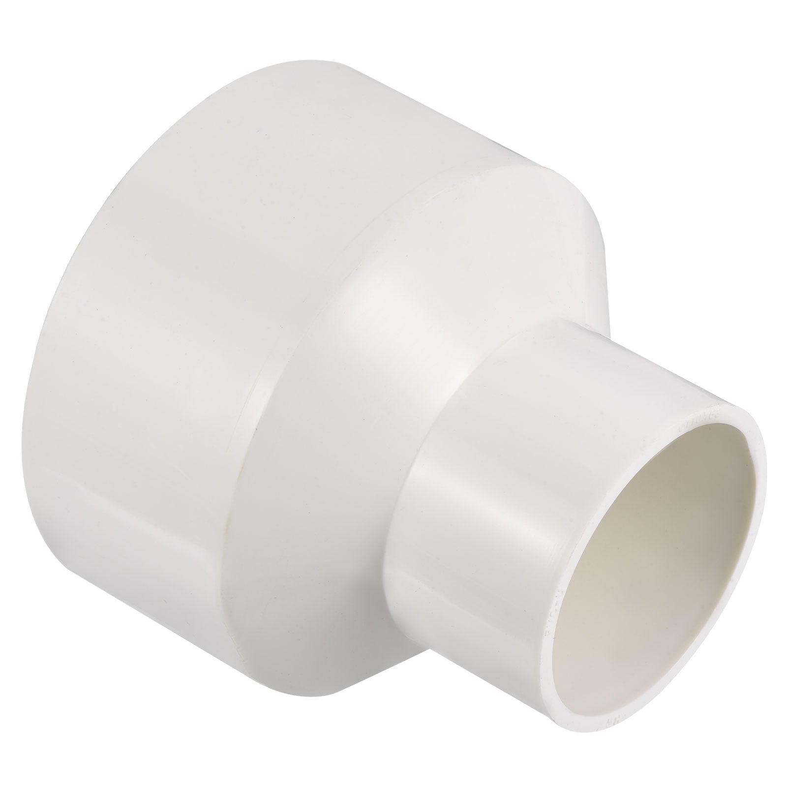 Uxcell 110x63mm PVC Reducer Pipe Fitting Straight Coupling Connector ...