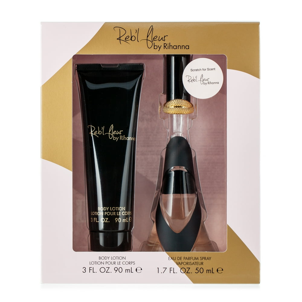 Rihanna Reb'l Fleur Perfume Gift Set for Women, 2 Pieces - Walmart.com ...