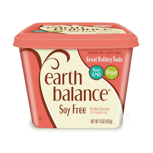 Earth Balance Soy-Free Natural Buttery Spread, 15 Ounce -- 12 per case ...