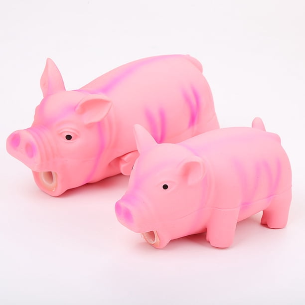 Dog Toys Molar Latex Pig Biting Toys Pet Interactive Training Bite ...