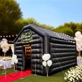 Small Inflatable Nightclub Tent 16.5x13x11.5Ft with Blower, Oxford ...