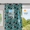 Bernese Mountain Dog and Wildflower Blackout Curtains,Triple Weaved ...