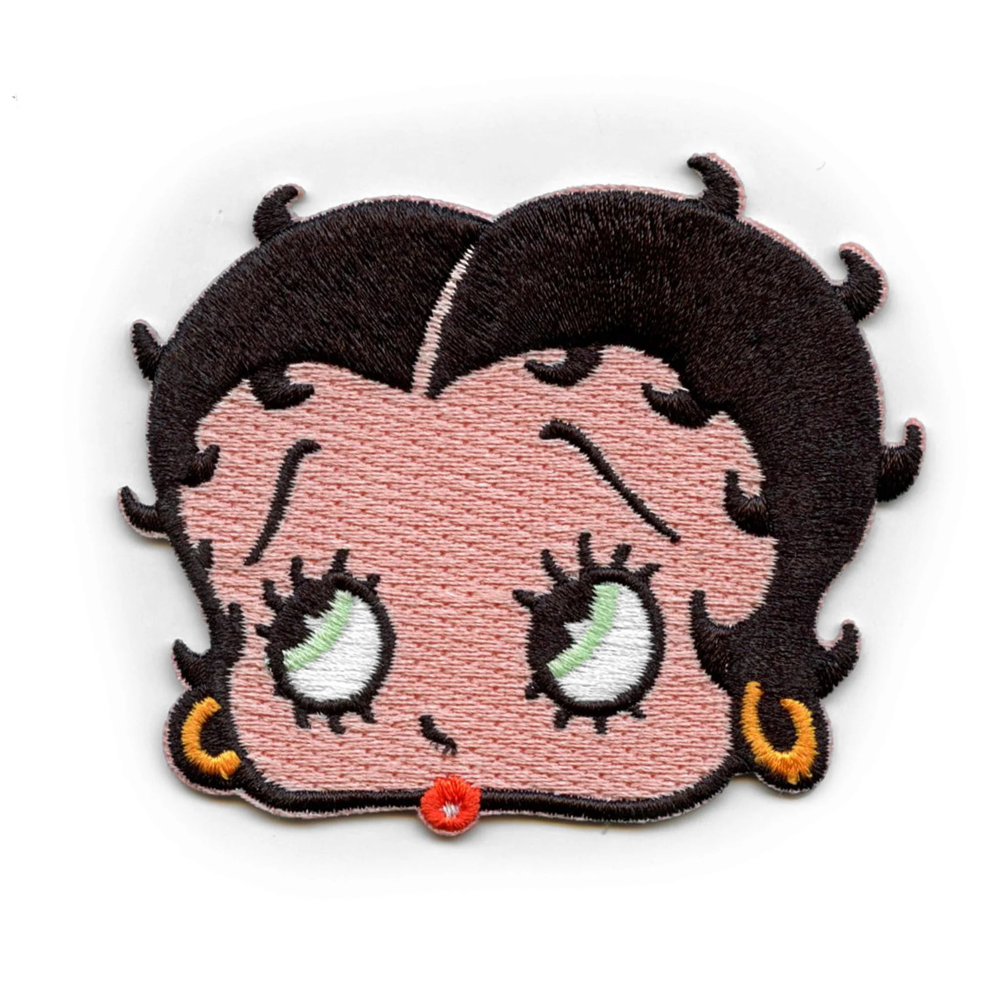 Betty Boop Head Shot Patch Cartoon Classic Icon Embroidered Iron On ...
