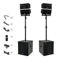 MR DJ SYNERGY18 18" 5500W 2-Way Powered Active Speaker 8 Ohm Stage ...