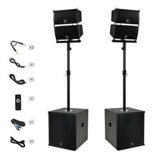 Free Shipping! (2) AMERICAN AUDIO APX CS8 Line Array DJ/PA Speakers w ...
