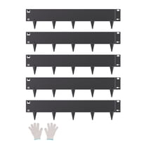 VEVOR Steel Landscape Edging, 5 Packs 39 x 4 in Rust-Resistant Metal ...