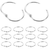 6 Pcs Loose Leaf Binder Rings 2 Inches, Metal Home Office Book Rings ...