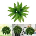 Malianggg 1Pack Lifelike Light Impervious Man Made Fern Fern Green With ...