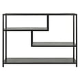 SAFAVIEH Reese 3-Tier Geometric Glam Console Table, Black - Walmart.com