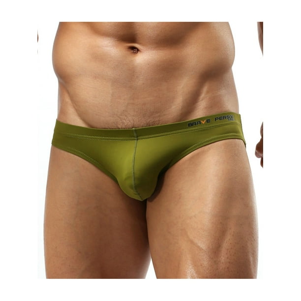 Lallc Mens Swimming Briefs Trunks Sexy Low Rise Bikini Speedos