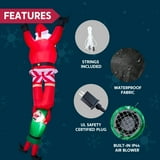 Joyfy 8 FT Christmas Inflatables Santa Outdoor Decorations,Climbing ...