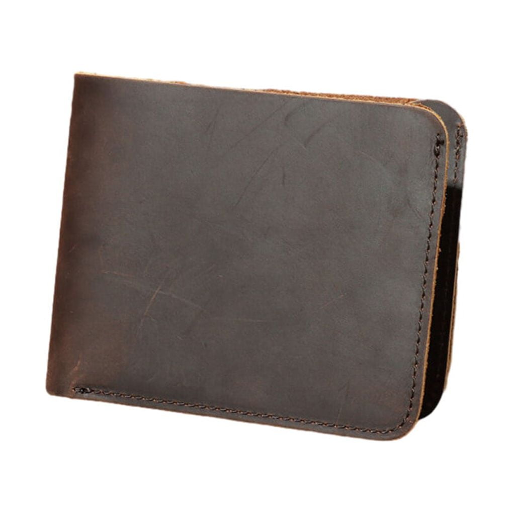 Men Retro Wallet Money Bag Coin Pocket Slim Purse Cowhide Change Card ...
